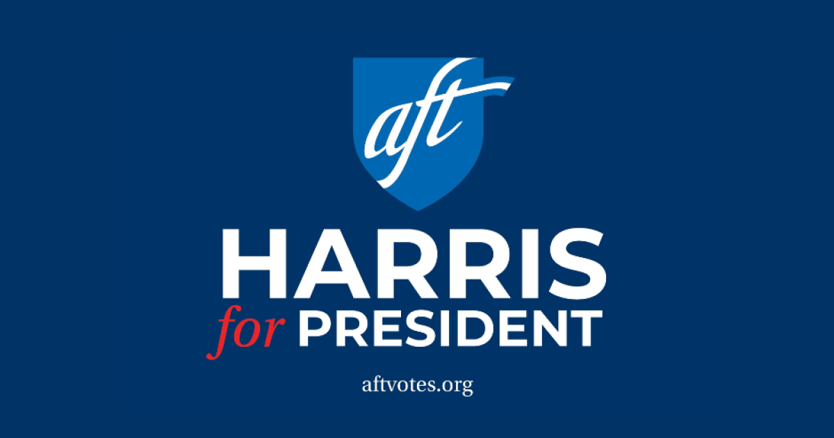 AFT Endorses Kamala Harris for President | AFT Massachusetts